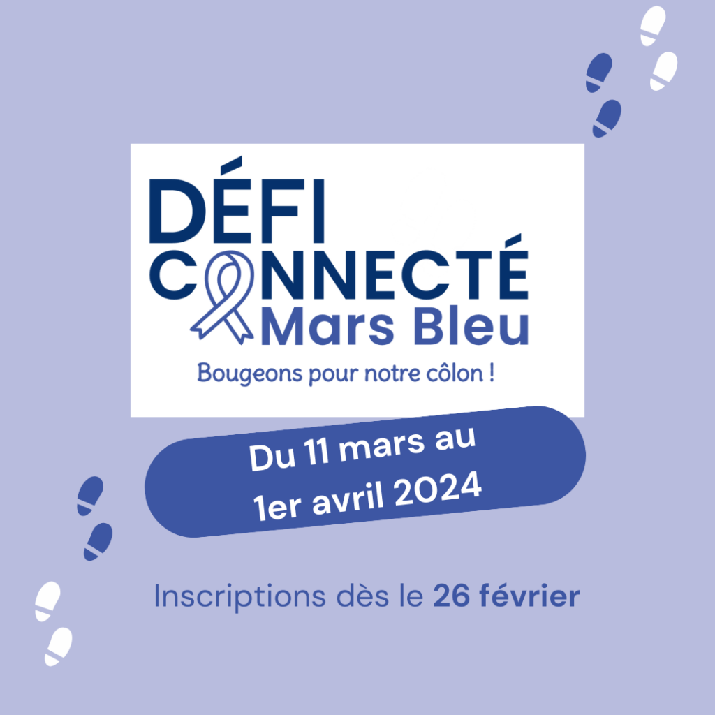 Défi connecté pour Mars Bleu 2024 - Centre de Coordination | Dépistage ... Défi connecté pour Mars Bleu 2024 - Centre de Coordination | Dépistage ...