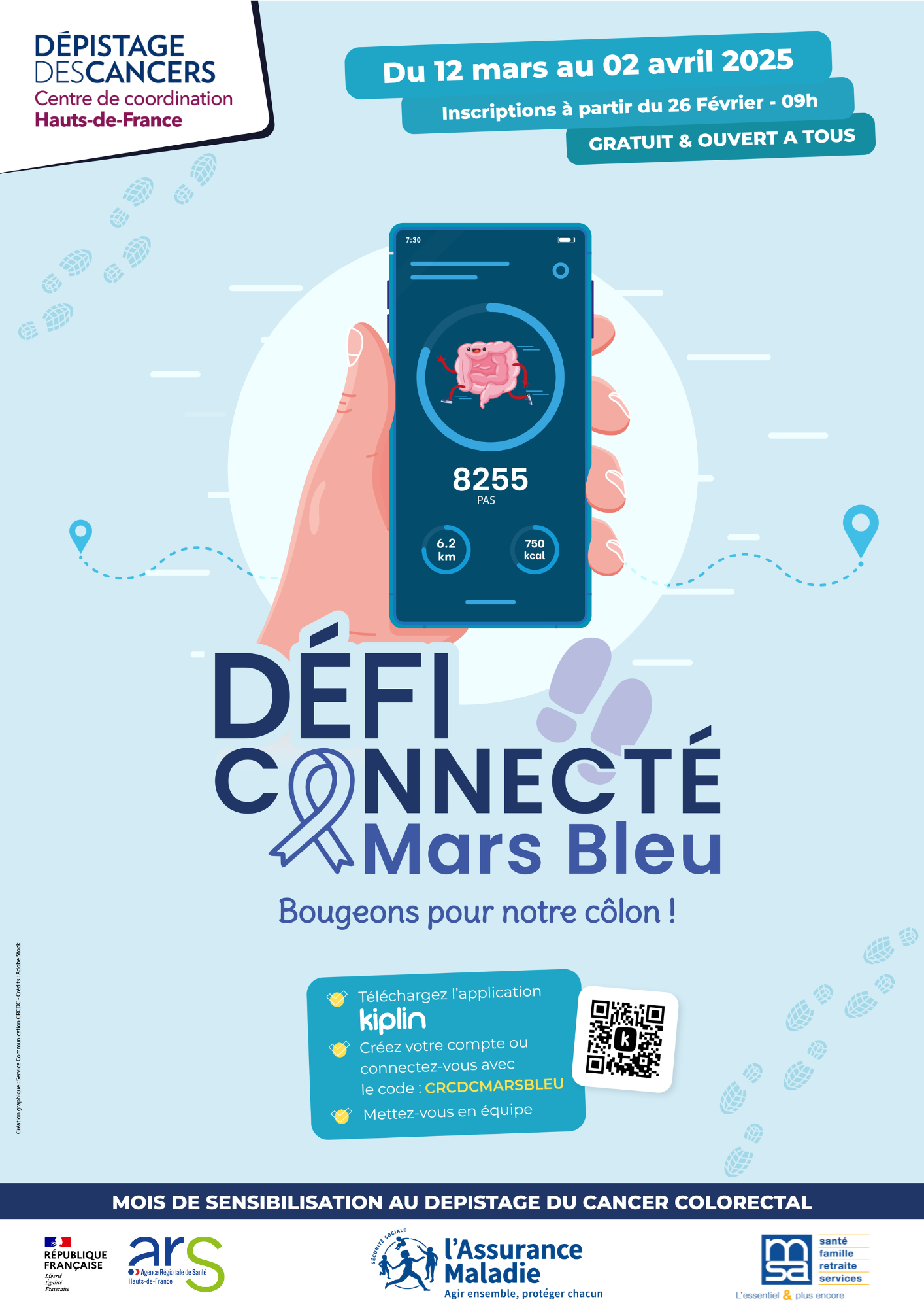 Défi connecté pour Mars Bleu 2025 : kit de communication - Centre de ...